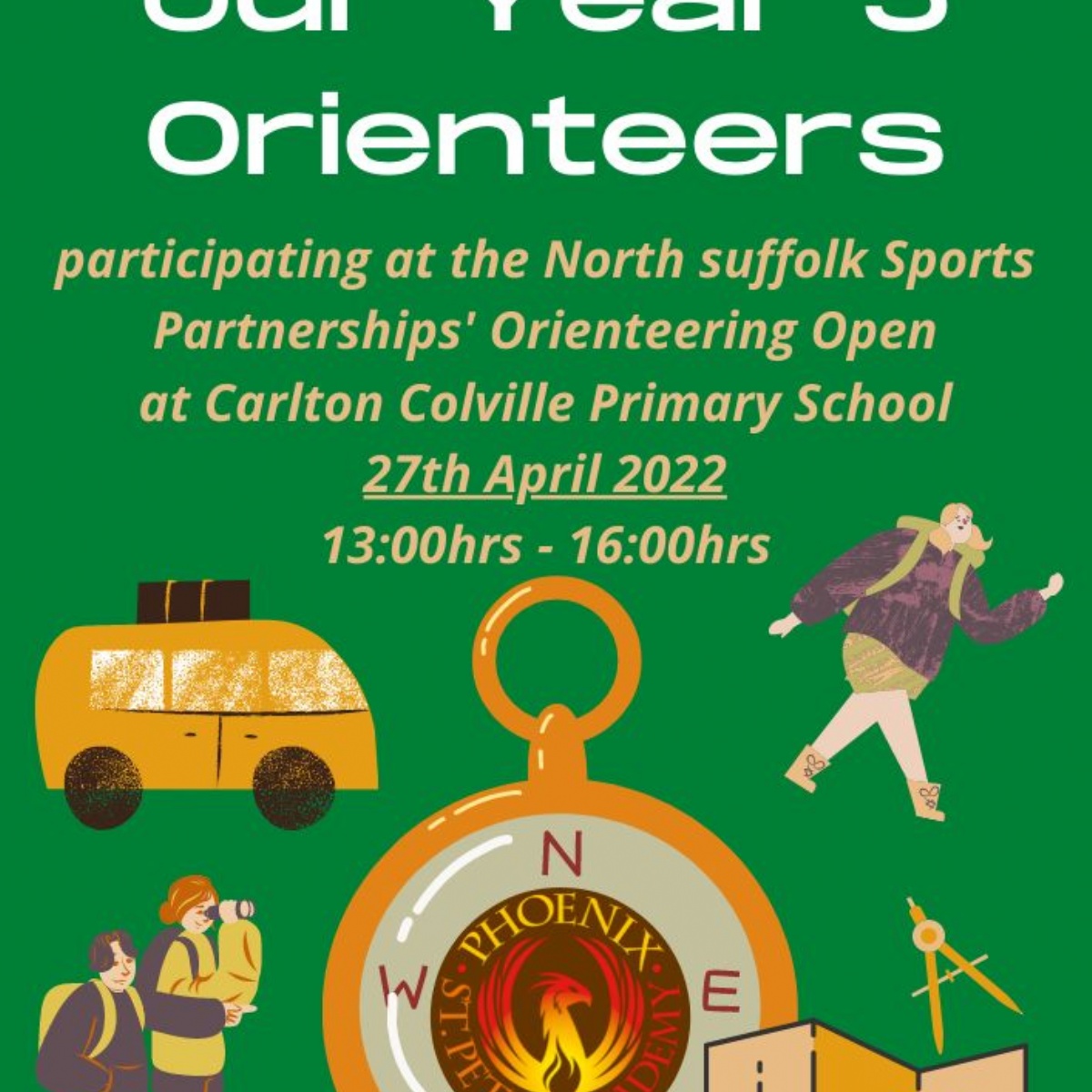 Phoenix St Peter Academy - Year 5s go Orienteering on 27th April!