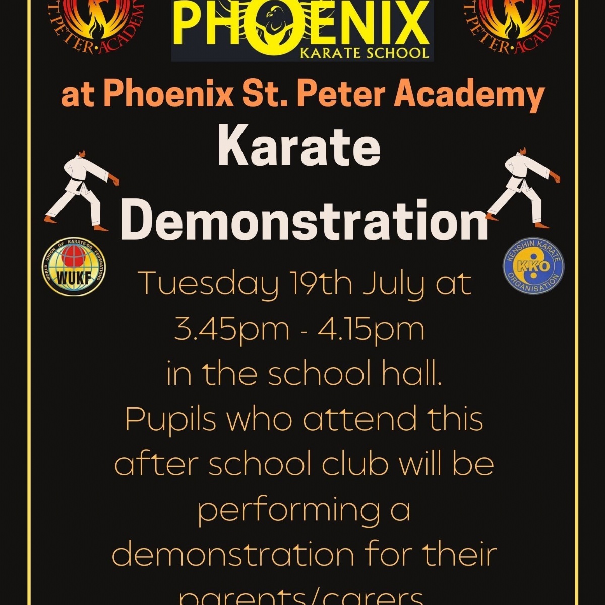 Phoenix St Peter Academy - Karate Demonstration