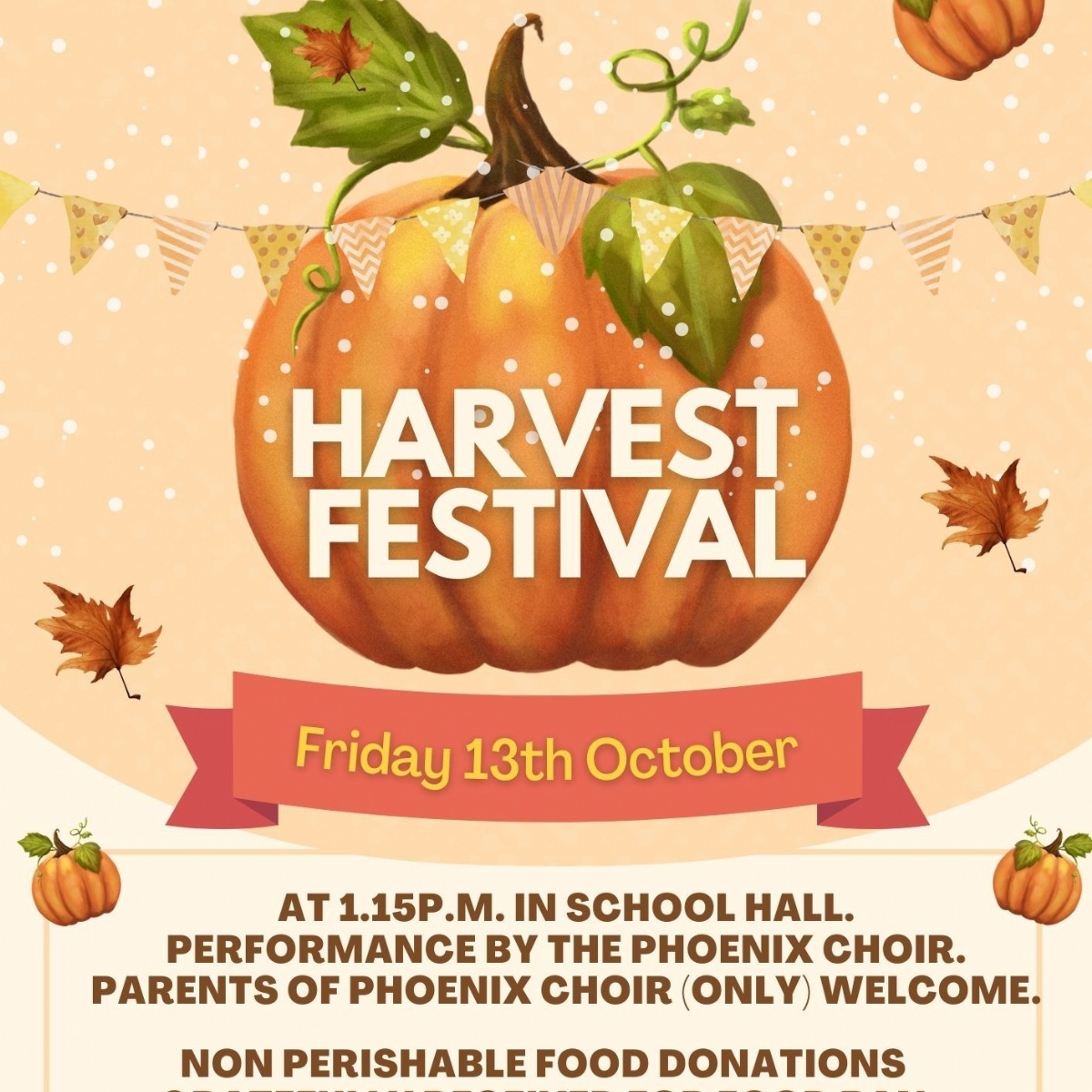 Phoenix St Peter Academy - Harvest Festival