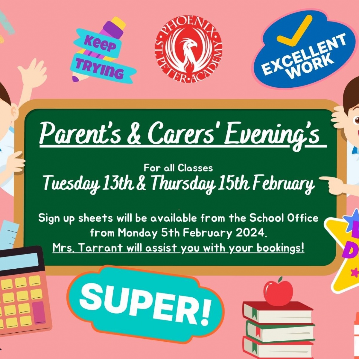 Phoenix St Peter Academy - Parent's and Carer's Evening
