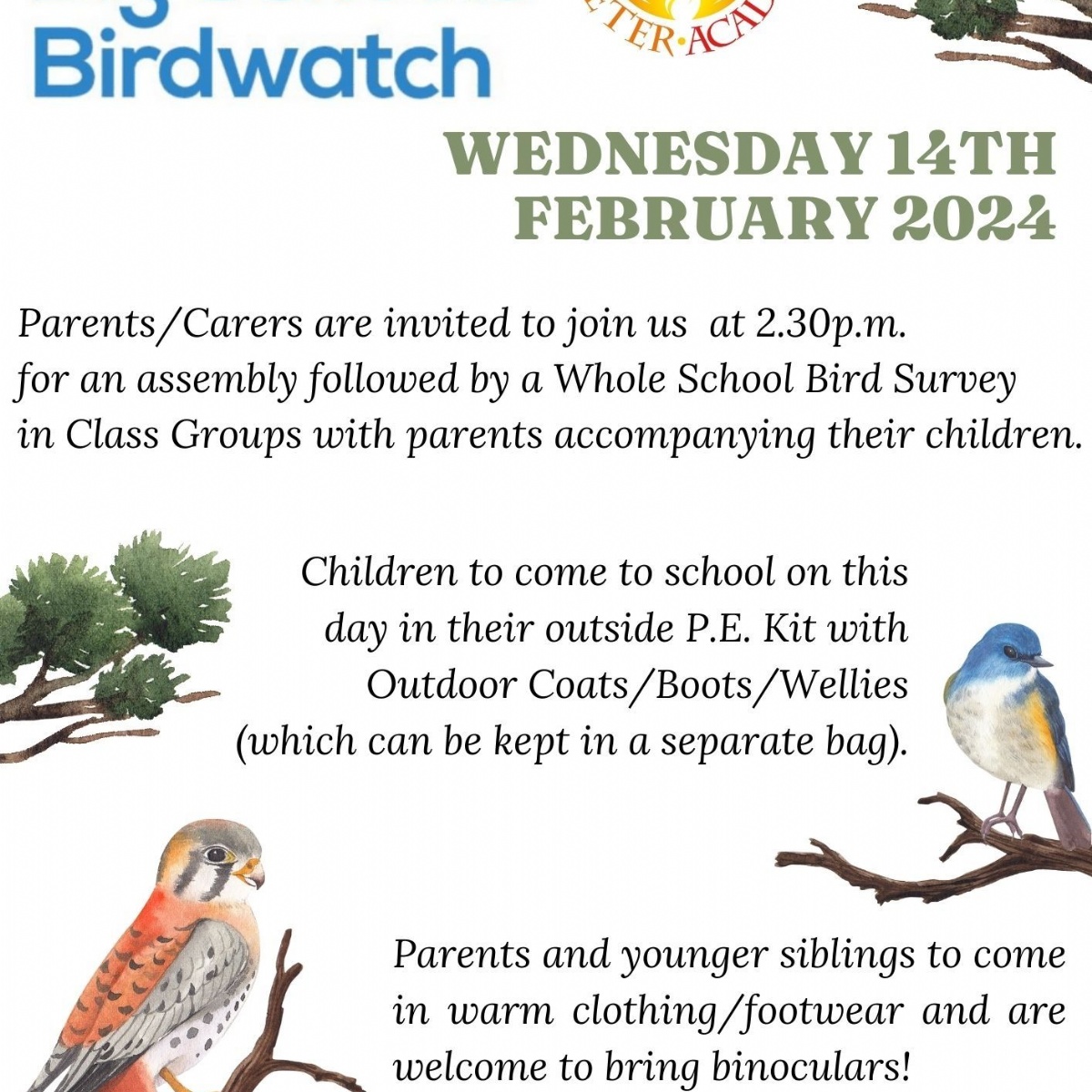 Phoenix St Peter Academy - RSPB Big Schools' Birdwatch