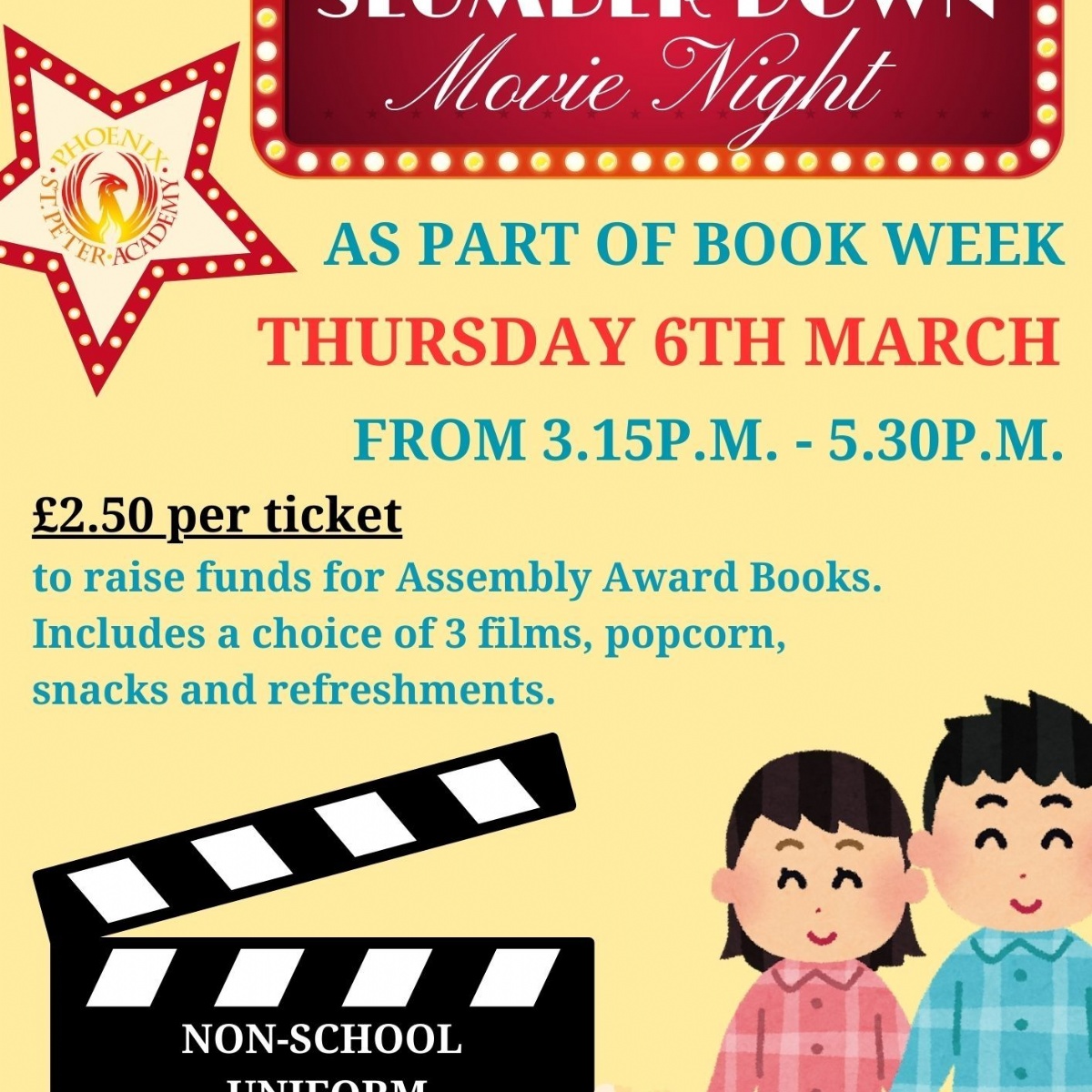 Phoenix St Peter Academy - Slumber Down Movie Night