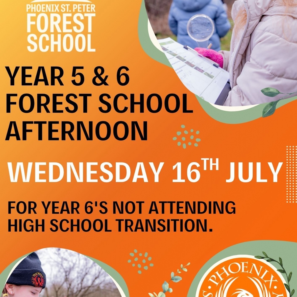 Phoenix St Peter Academy - Years 5 & 6 Forest School Afternoon