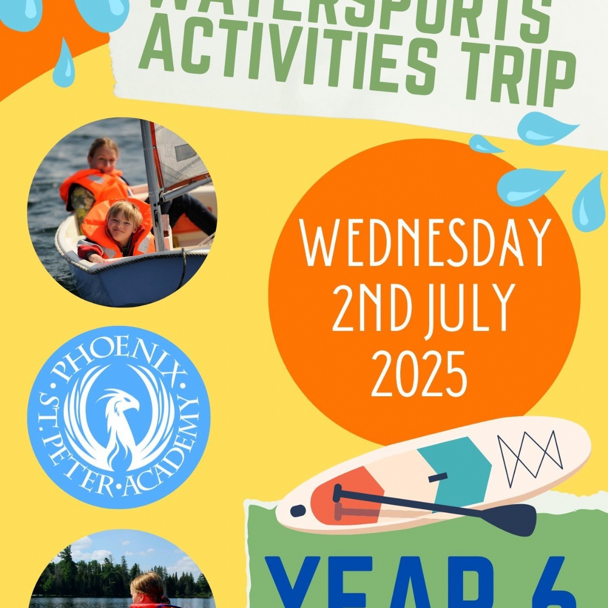 Phoenix St Peter Academy - Year 6 Water Sports Trip