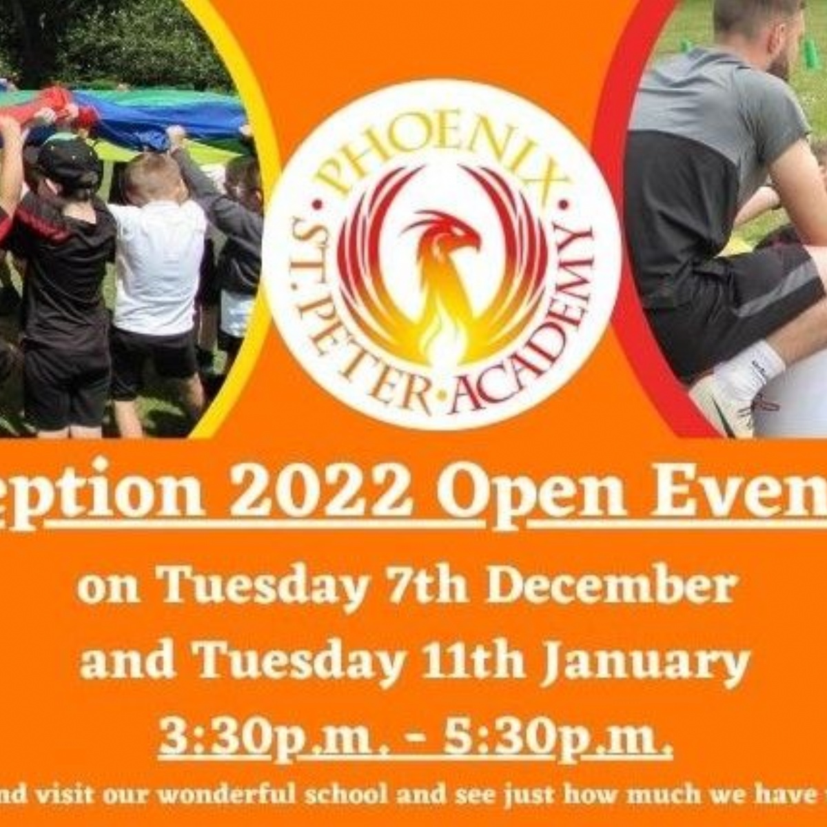 Phoenix St Peter Academy - Reception 2022 - Family Open Evenings